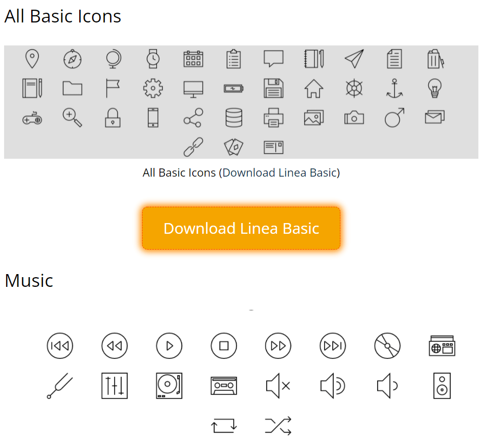 18 trang web tải free icon SVG cho cá nhân và thương mại - Complete ...