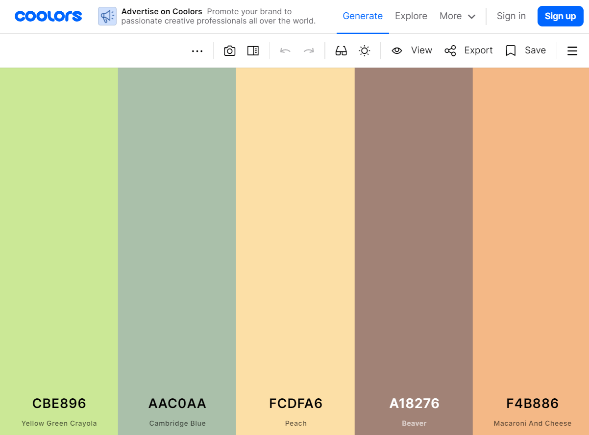 10 trang web tạo palette màu cực tốt - Complete JavaScript