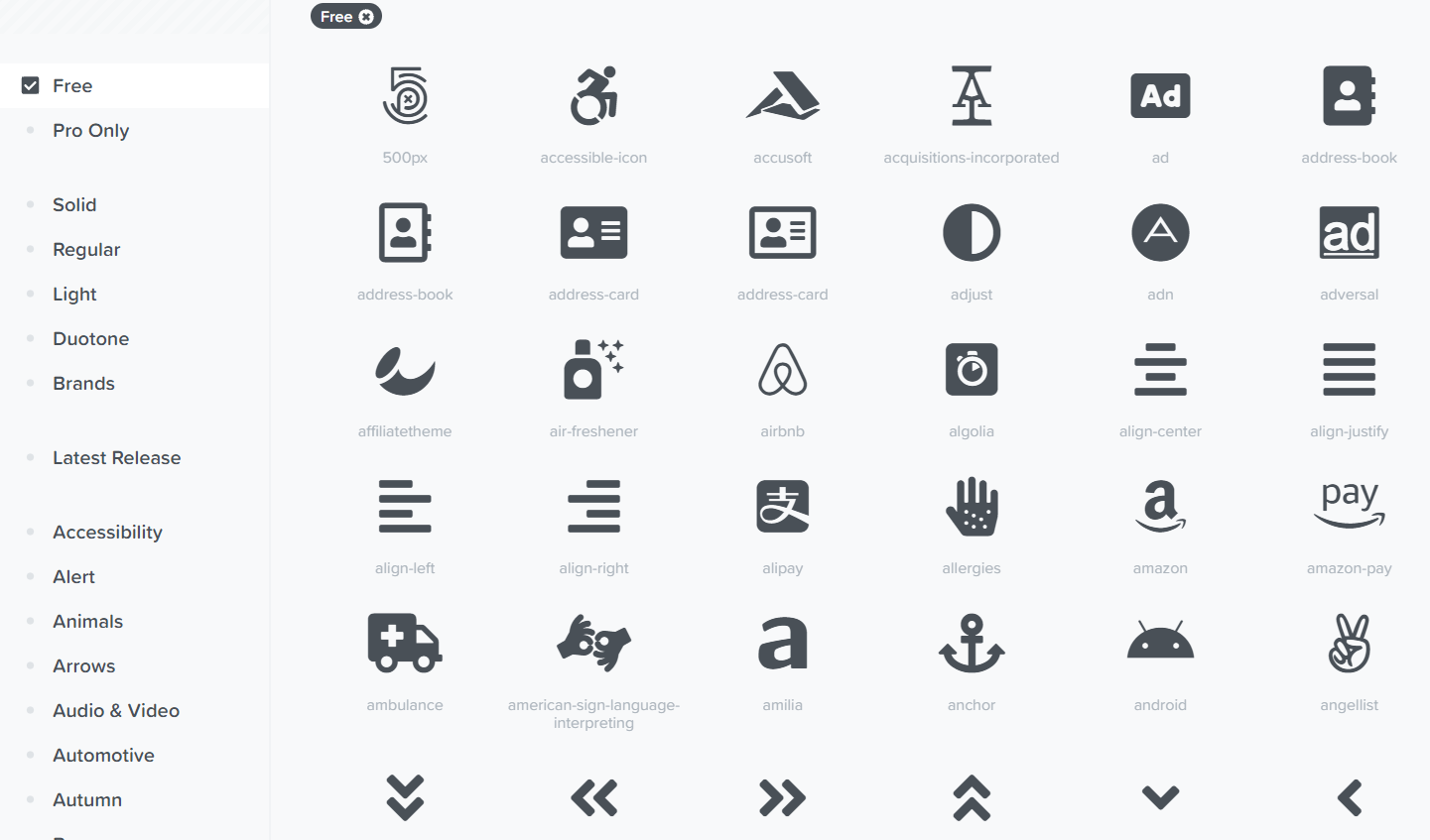 18 trang web tải free icon SVG cho cá nhân và thương mại - Complete ...