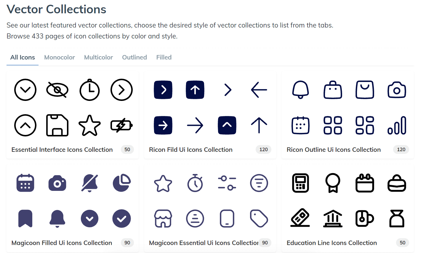 18 trang web tải free icon SVG cho cá nhân và thương mại - Complete ...