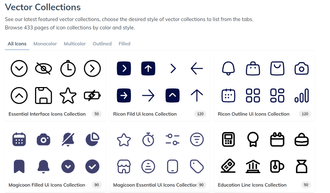 18 trang web tải free icon SVG cho cá nhân và thương mại - Complete ...